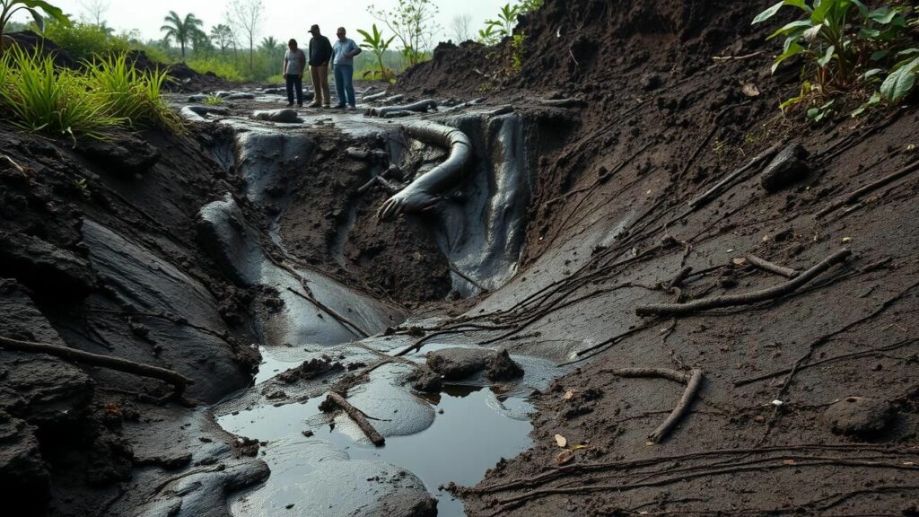 Découverte alarmante en 2025 : une nappe de pétrole révélée par un ...