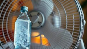 Une méthode simple avec une bouteille d’eau pour rafraîchir la maison ...